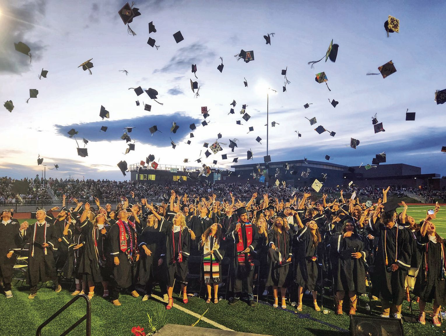 It was pomp and circumstance with some tears and smiles and the ...