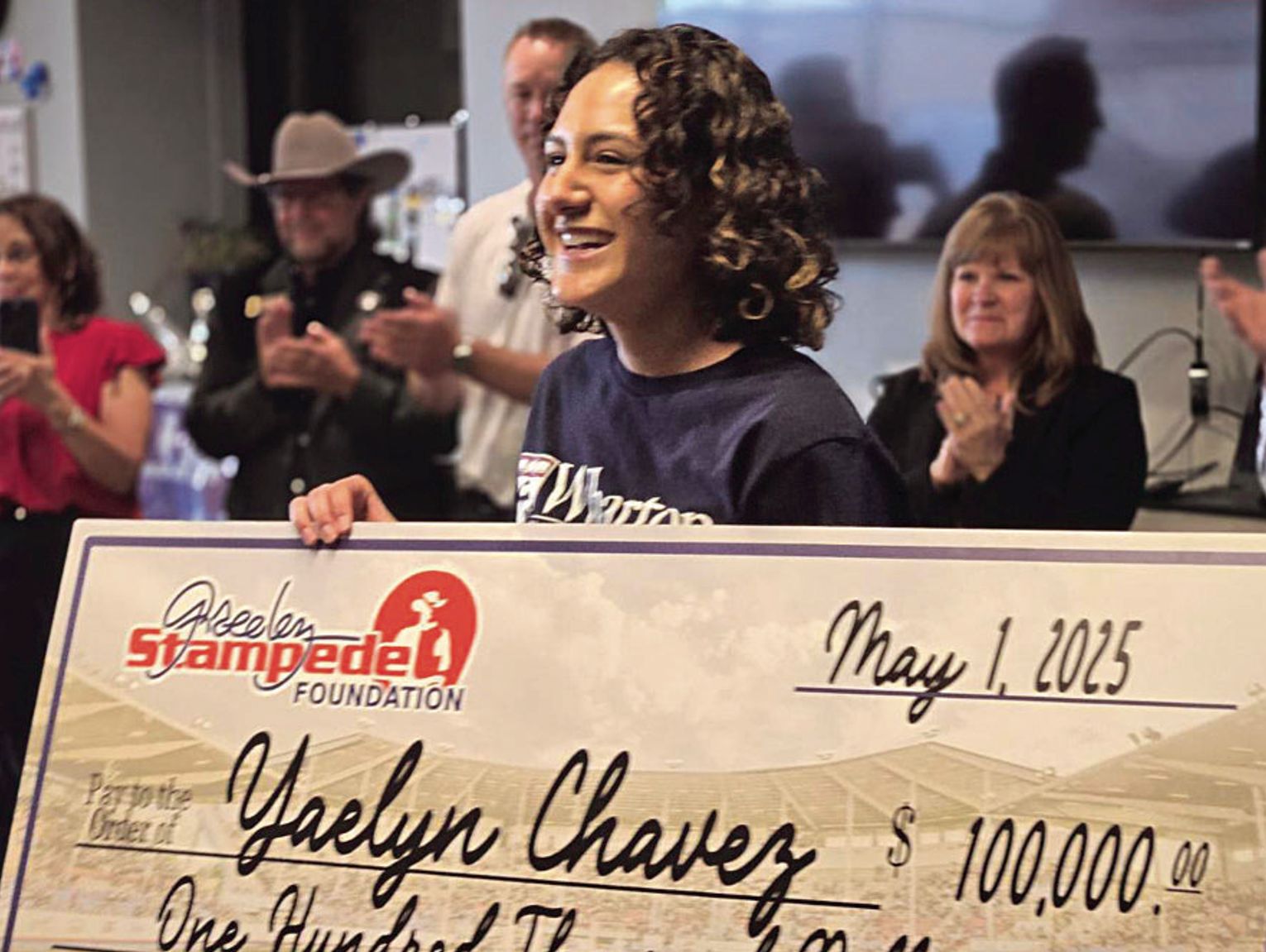 Chavez receives $100K Stampede scholarship